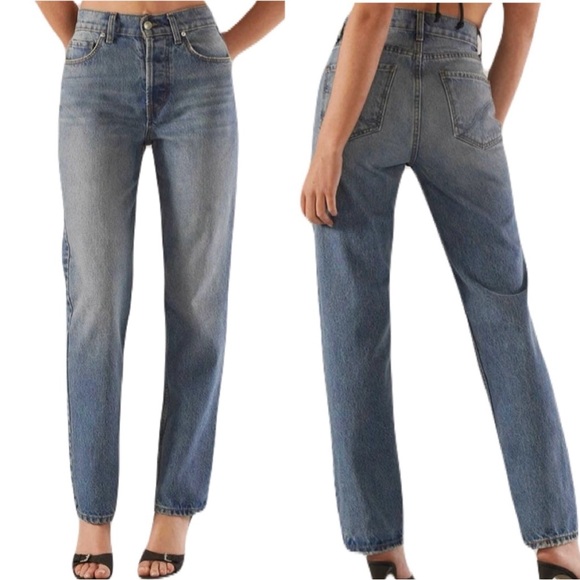 REVICE | Jeans | Revice Ex Boyfriend High Rise Straight Leg Jeans Sz 25 ...